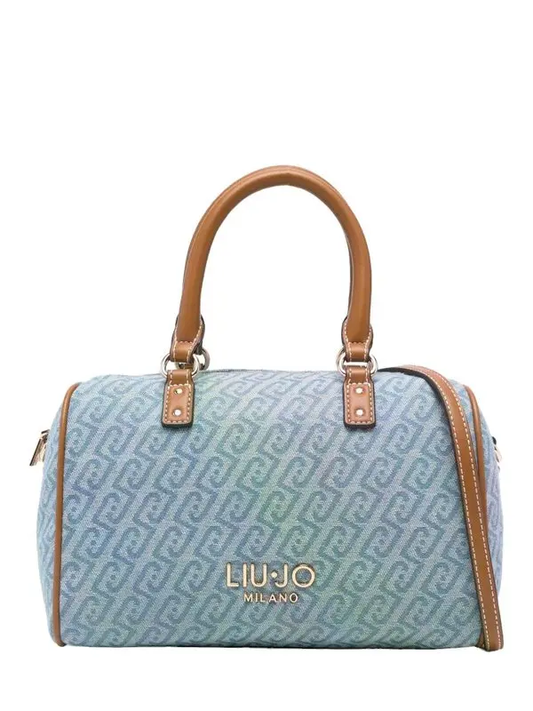 Liu Jo Logo Pattern Handle Shoulder Bag - Blue