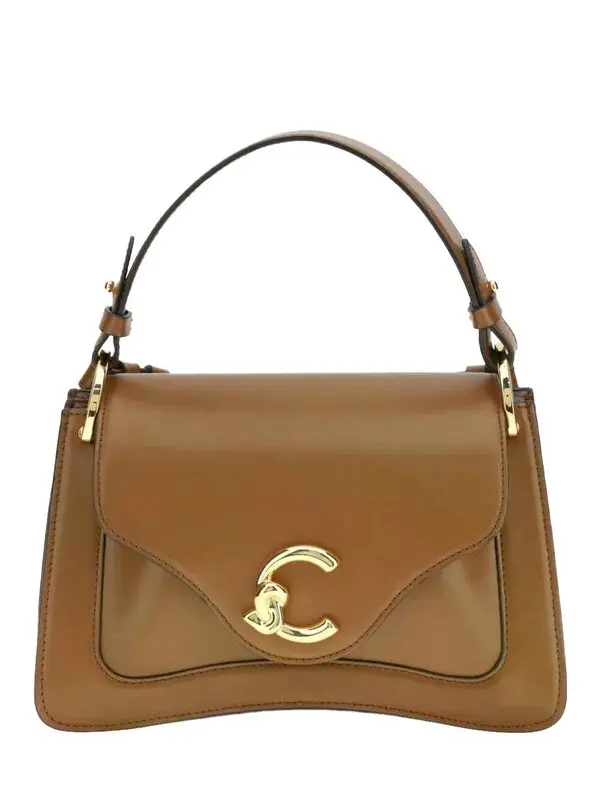 COCCINELLE Small C-me Leather Tote - Brown