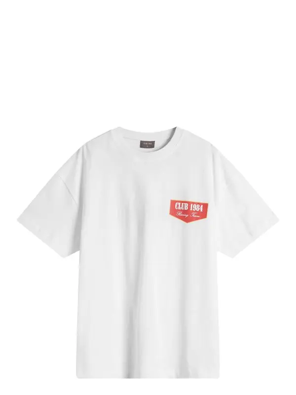 CLUB 1984 Club Racing T-shirt - White