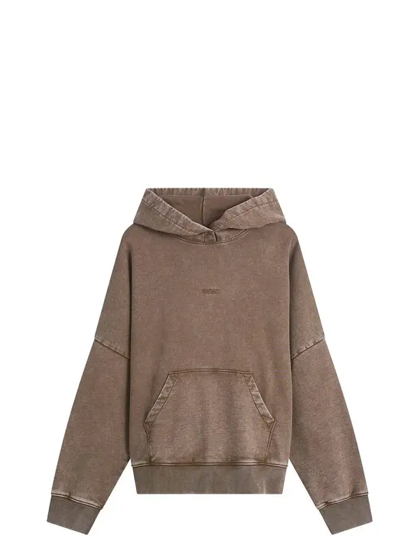 WON HUNDRED Staff Hoodie - Washed Carafe Brown