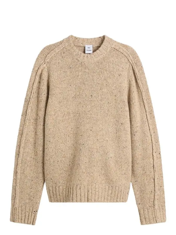 WON HUNDRED Bently Reverse Seam Jumper - Plaza Taupe