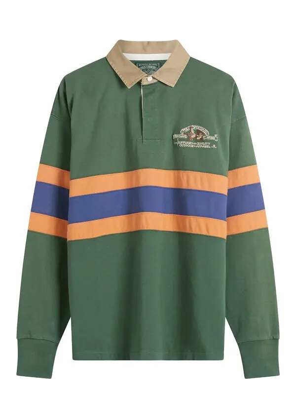Polo Ralph Lauren Country Rugby Shirt - Grass Green/multi