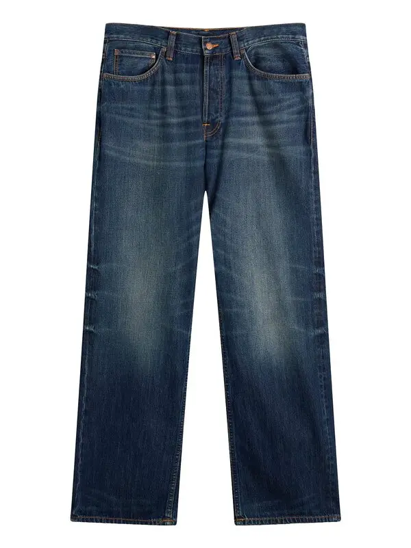 Nudie Jeans Loud Larry Wide Leg Jeans - Dirt Wash