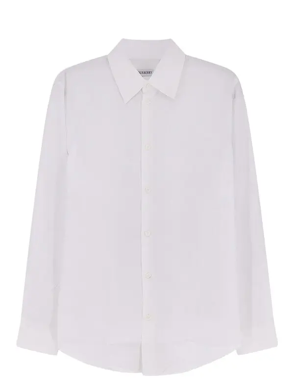 Burberry Sam Organic Cotton Shirt - White