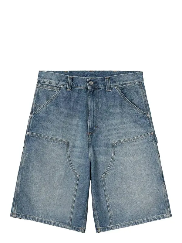 Carhartt Work In Progress Aden Bradenton Denim Shorts - Blue