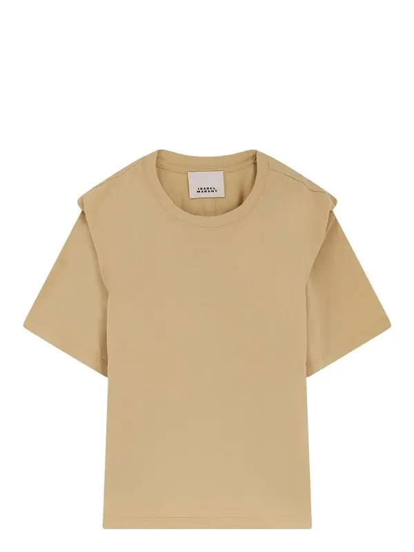 Isabel Marant Zelitos Organic Cotton T-shirt - Yellow