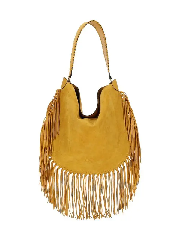 Isabel Marant Oksan Soft Medium Handbag - Yellow
