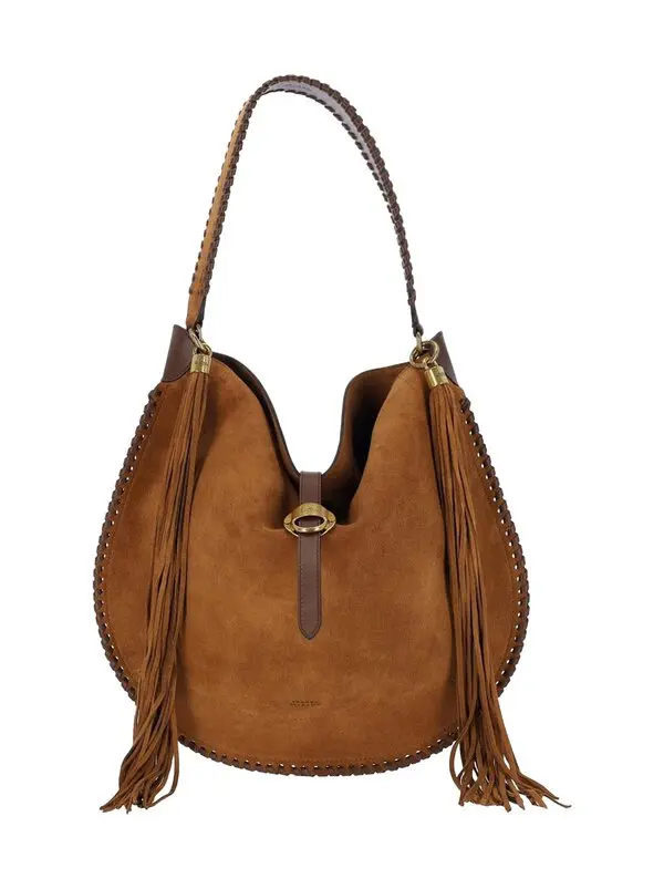 Isabel Marant Oksan Folk Bag - Brown