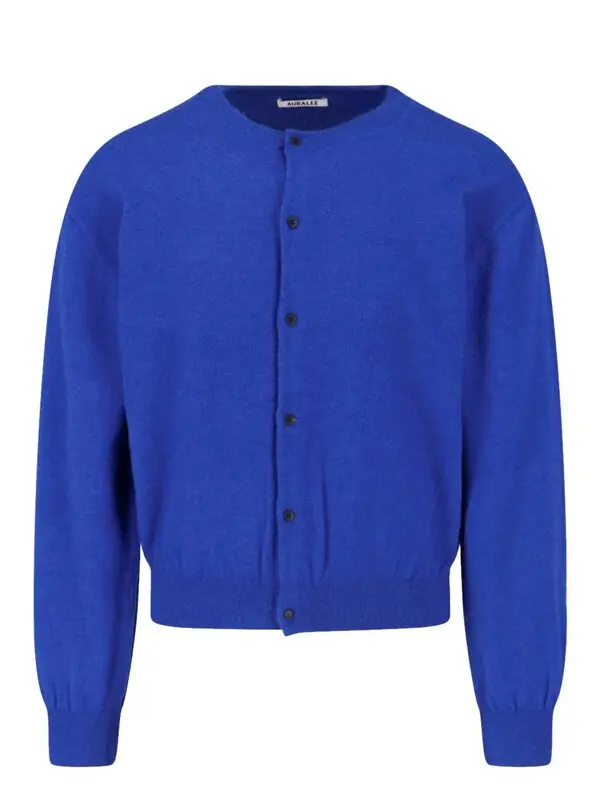 Gucci Cashmere Blend Cardigan - Blue