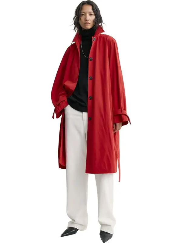 TOTEME Belted Trench Coat - Poppy