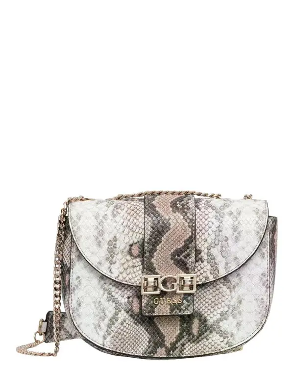 Guess Chain-strap Cross Body Bag - Neutrals