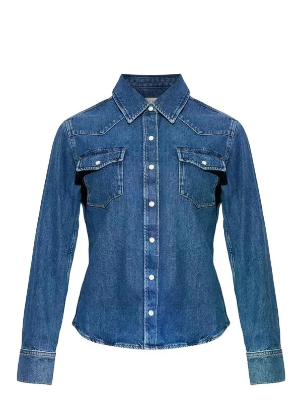 FRAME Chest-pocket Shirt - Blue