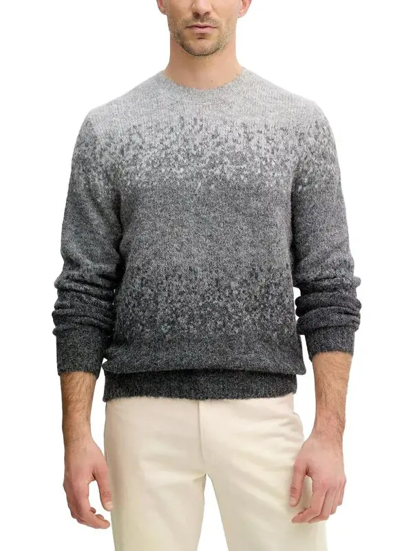 Guess Ombre Crew-neck Sweater - Grey