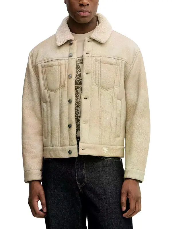 Guess Patch-pocket Jacket - Neutrals