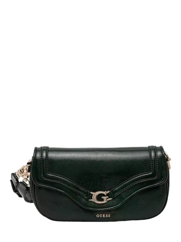 Guess Logo-plaque Cross Body Bag - Green
