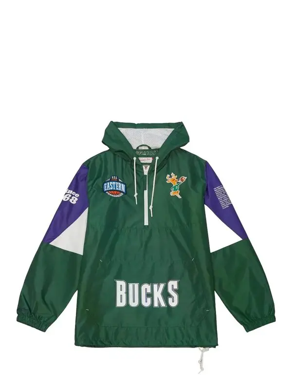 Mitchell & Ness Nba Bucks Sport Jacket - Green