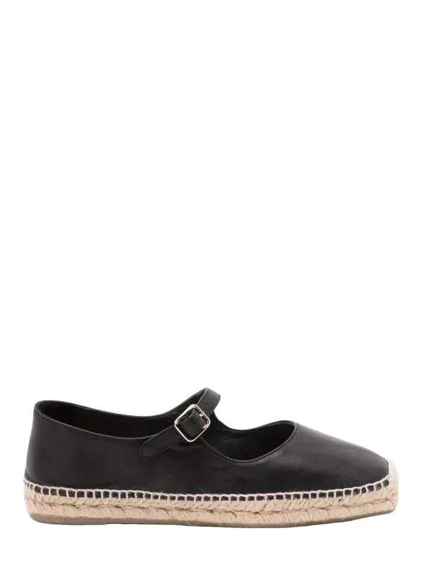 CastaÑer Buckle-strap Espadrilles - Black
