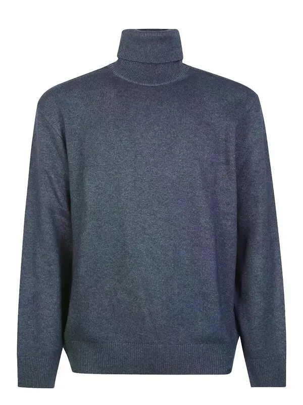 Paul & Shark Roll-neck Knitwear Sweater - Blue