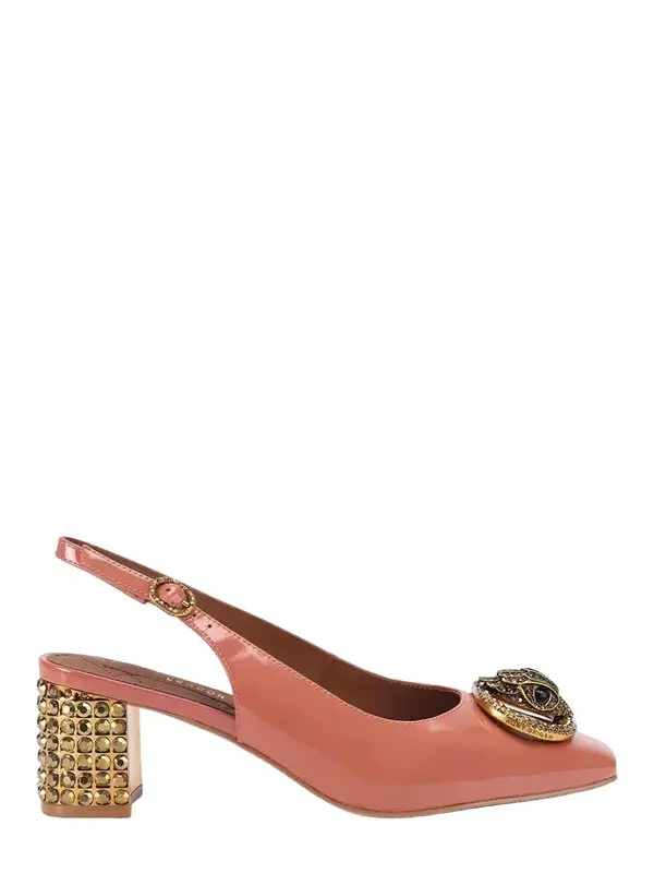 Kurt Geiger Chelsea Snake-detail Pumps - Pink