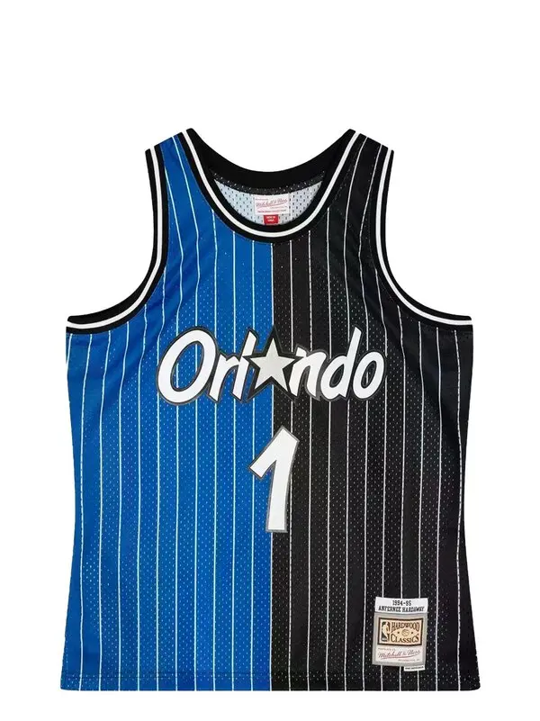 Mitchell & Ness Split Swingman Jersey - Black