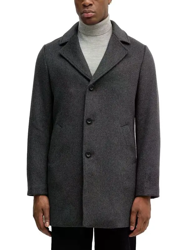 Guess Buttoned Coat - Grey