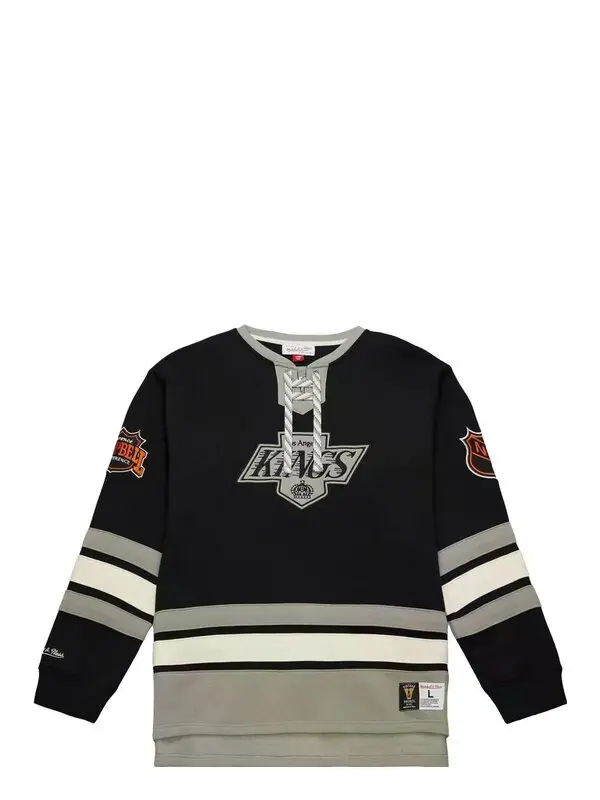 Mitchell & Ness Los Angeles Kings Lace-up Pullover - Black