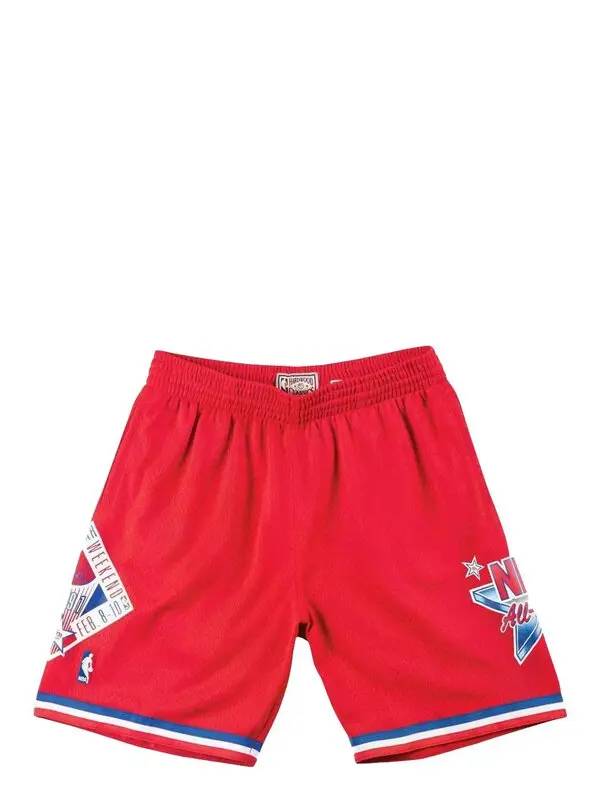 Mitchell & Ness 1991 Nba All-star Game Swingman Shorts - Red