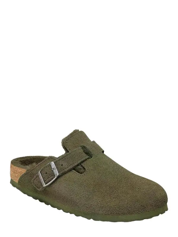 BIRKENSTOCK Boston Slippers - Green