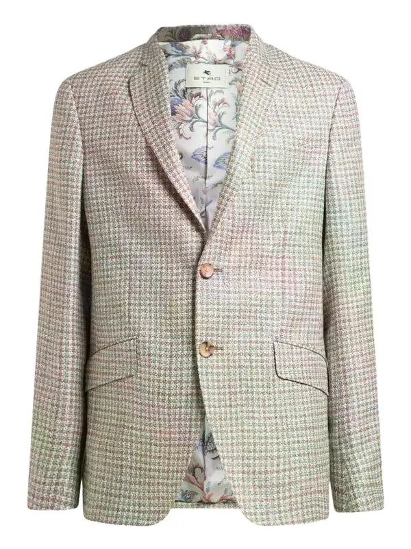 Etro Single-breasted Blazer - Neutrals