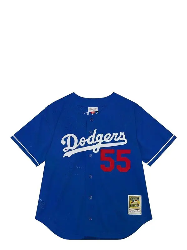 Mitchell & Ness Mlb Dodgers 2000 Orel Hershiser Shirt - Blue