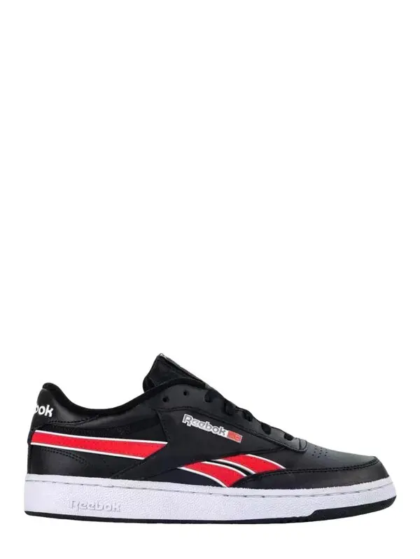 REEBOK Club C Striped Sneakers - Black