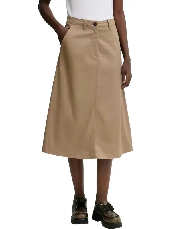 Marc O'polo A-line Midi Skirt - Neutrals