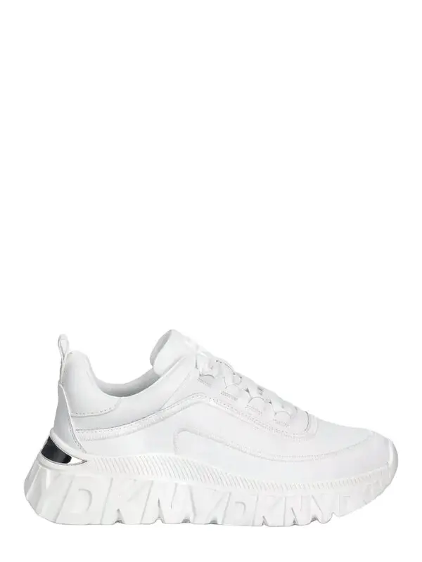 Dkny Logo-embossed Sneakers - White