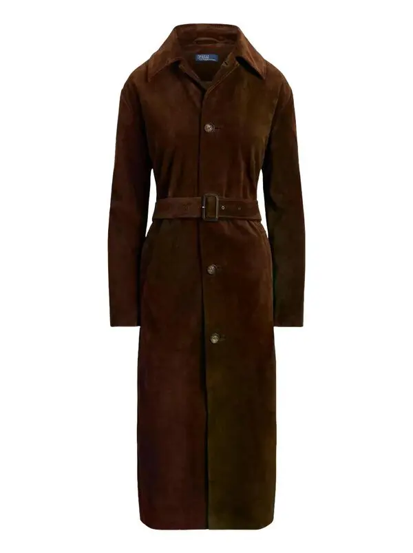 Polo Ralph Lauren Suede Coat - Brown