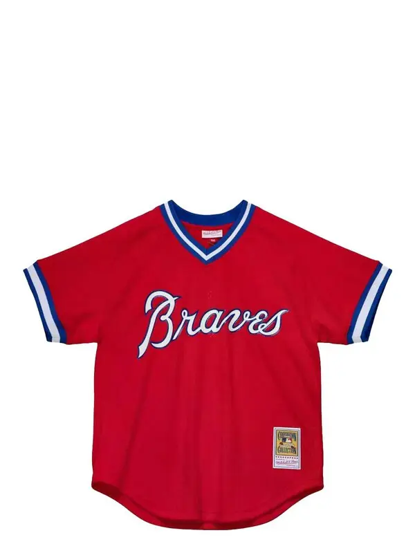 Mitchell & Ness Mlb Braves 1980 Dale Murphy T-shirt - Red
