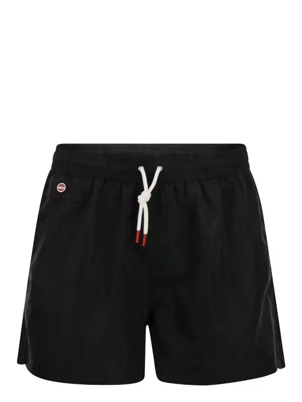Kiton Logo Swim Shorts - Black