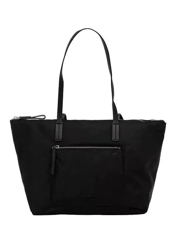 Marc O'polo Medium Zip Pocket Tote Bag - Black