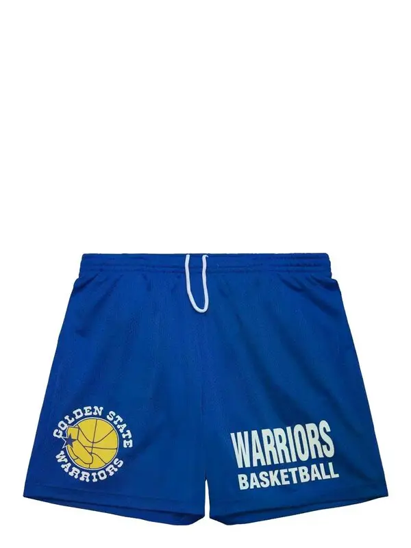 Mitchell & Ness Golden State Warriors Hardwood Classics Gameday Shorts - Blue