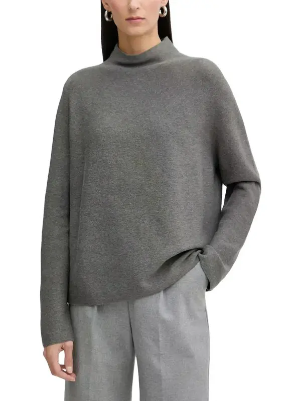Marc O&#x27;polo Funnel-neck Long Sleeve Sweater - Grey