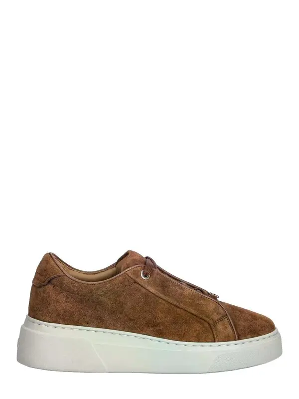 BOSS Lace-up Sneakers - Brown