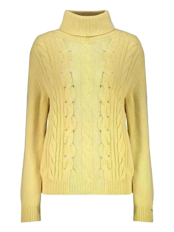 Herno Cable-knit Sweater - Yellow