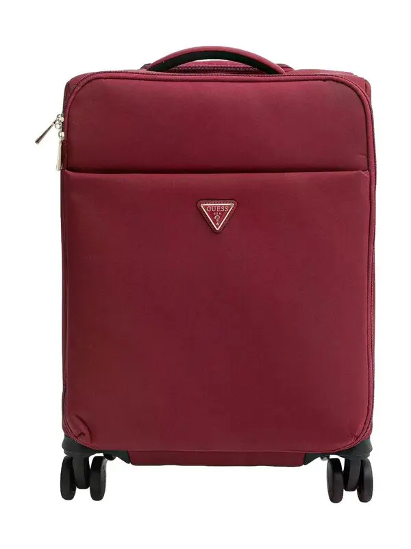 Guess Logo-plaque Luggage - Red