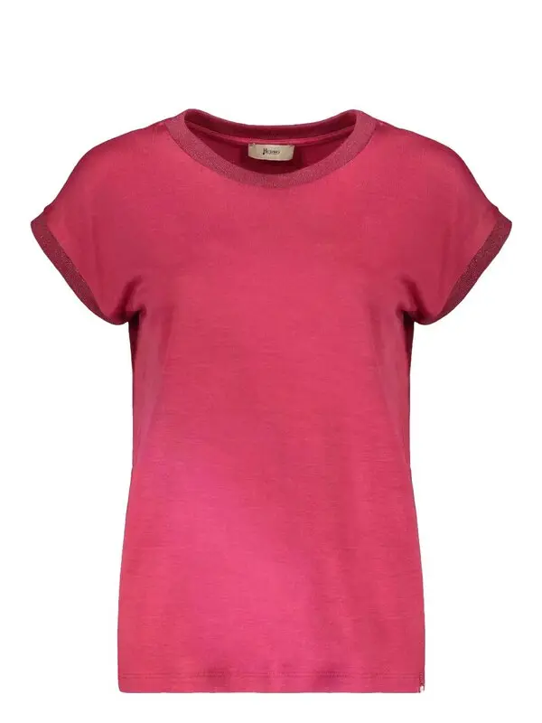 Herno Short-sleeve Wool T-shirt - Pink