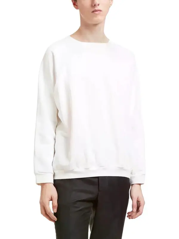 AIEZEN Crew-neck Raglan-sleeve Sweatshirt - White