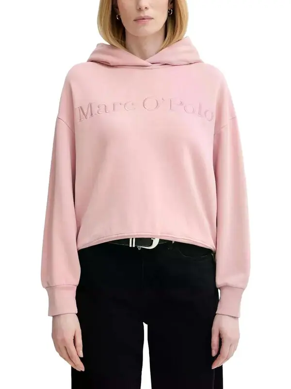 Marc O'polo Embroidered Logo Hoodie - Pink