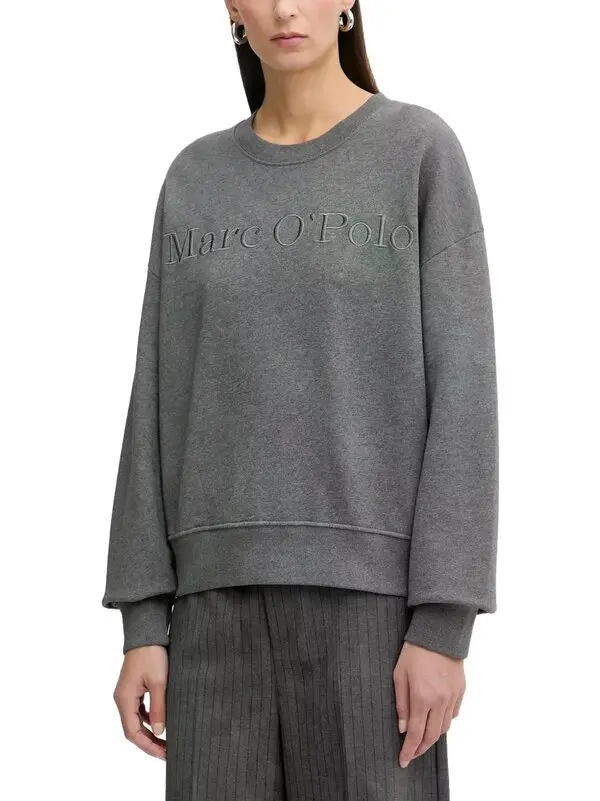 Marc O'polo Embossed Logo Sweatshirt - Grey