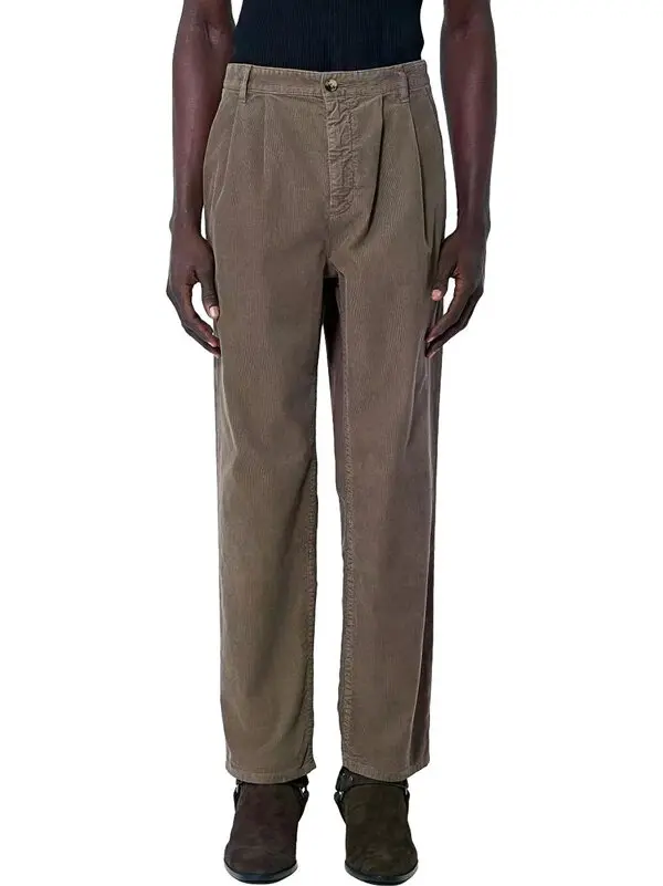 Saint Laurent Corduroy Trousers - Brown