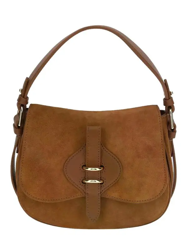 COCCINELLE Mavery Suede Tote Bag - Brown