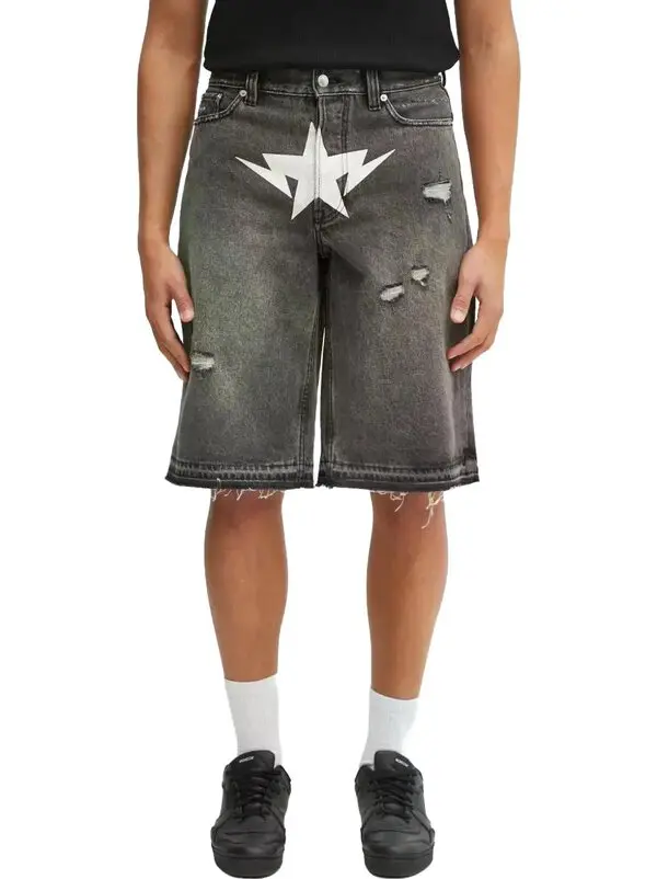 A BATHING APE® Star-print Shorts - Grey