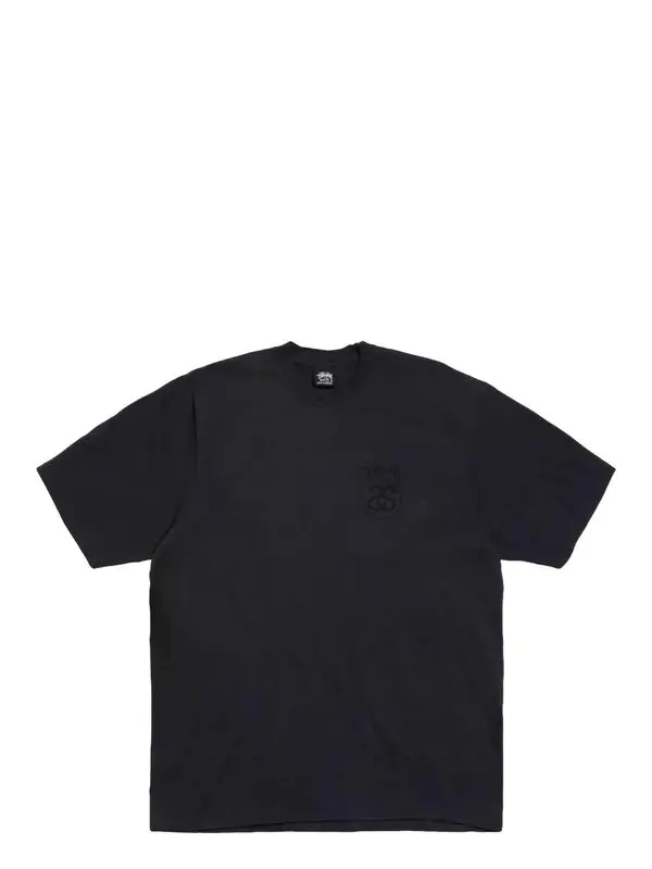 StÜssy Stock Link Cotton T-shirt - Black